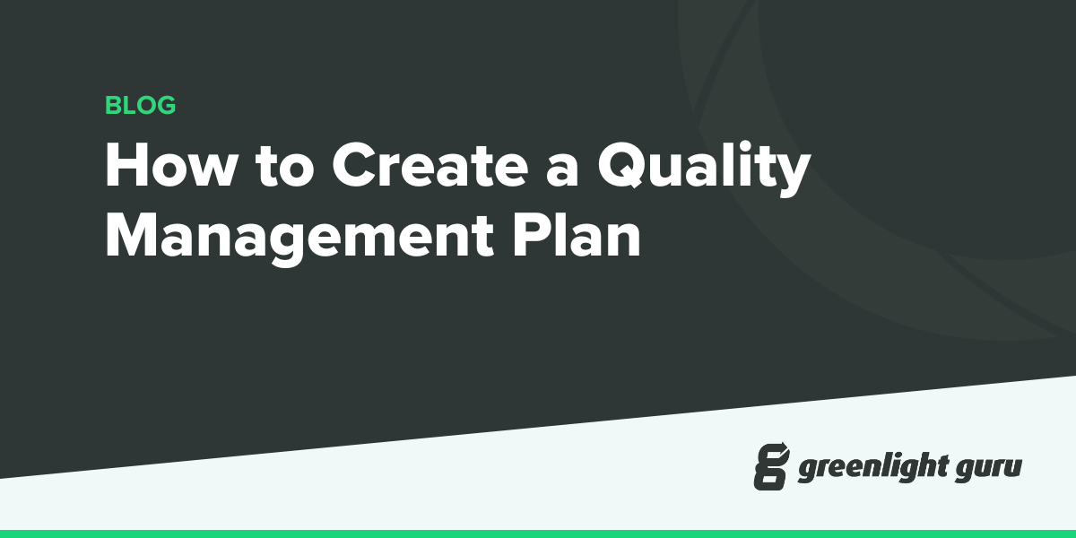 Quality Management Plan ISO 9001 Quality Management Plan Template